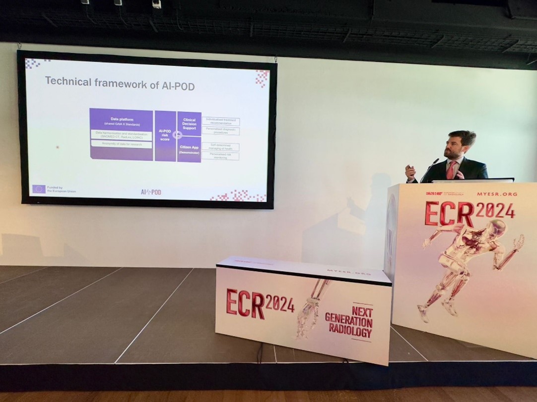 AI-POD featured at the European Congress of Radiology 2024 – AI-POD